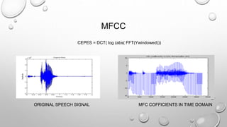 Speech based password authentication system on FPGA | PPT