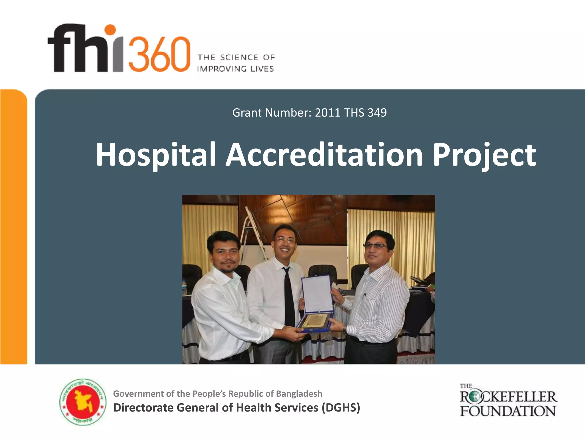 Hospital Accreditation Project | Bangladesh | PPTX