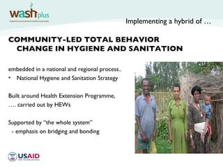 Applying a Mix of Community-led and Household-level WASH Innovations to ...