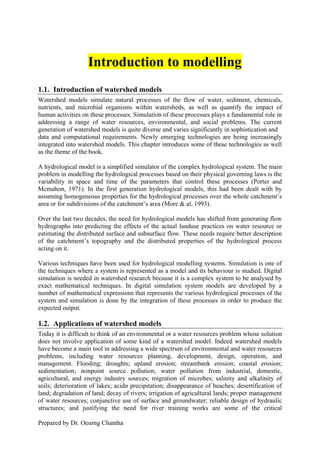 Hydrological modelling i5 | PDF