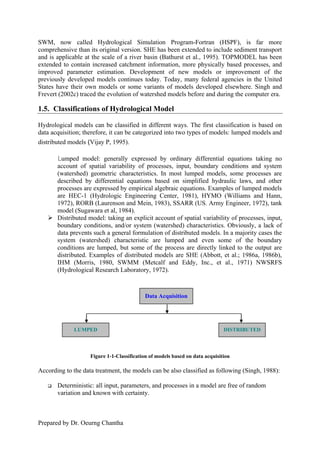 Hydrological modelling i5 | PDF | Geography | Science