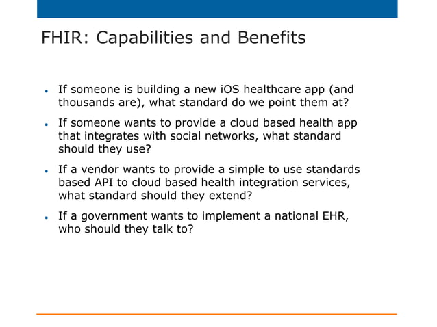 Using FHIR for Interoperability | PPT