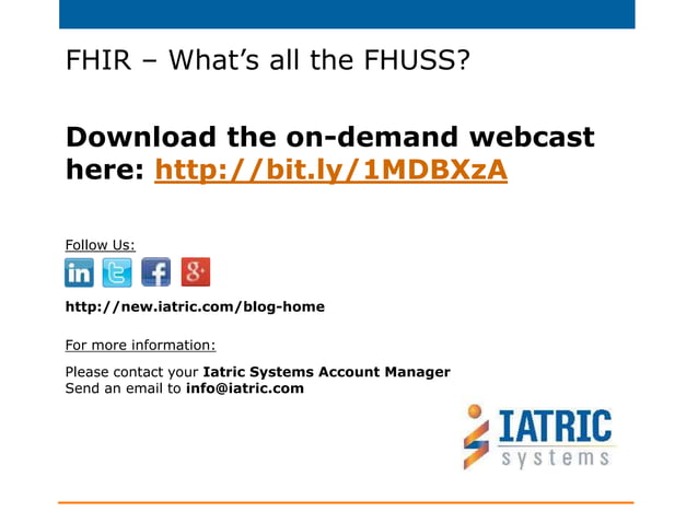 Using FHIR for Interoperability | PPT
