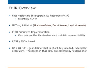 Using FHIR for Interoperability | PPT
