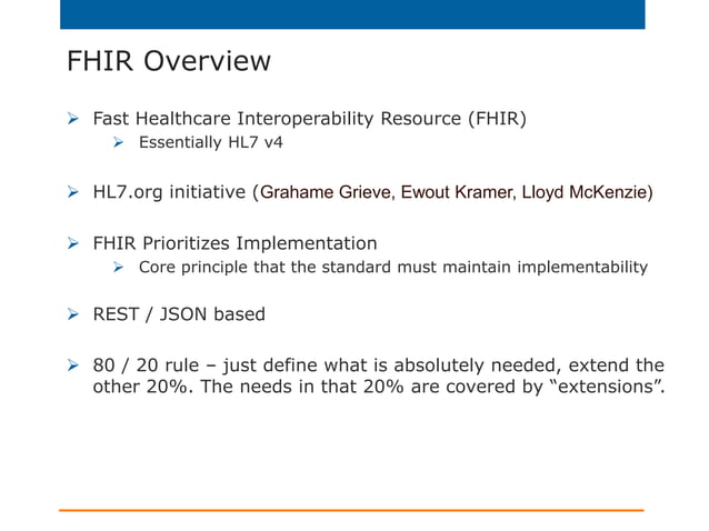 Using FHIR for Interoperability | PPT