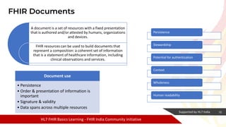 Introduction to use of FHIR Documents in ABDM | PPTX | Healthcare Industry | Industries