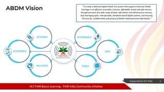 Introduction to use of FHIR Documents in ABDM | PPTX