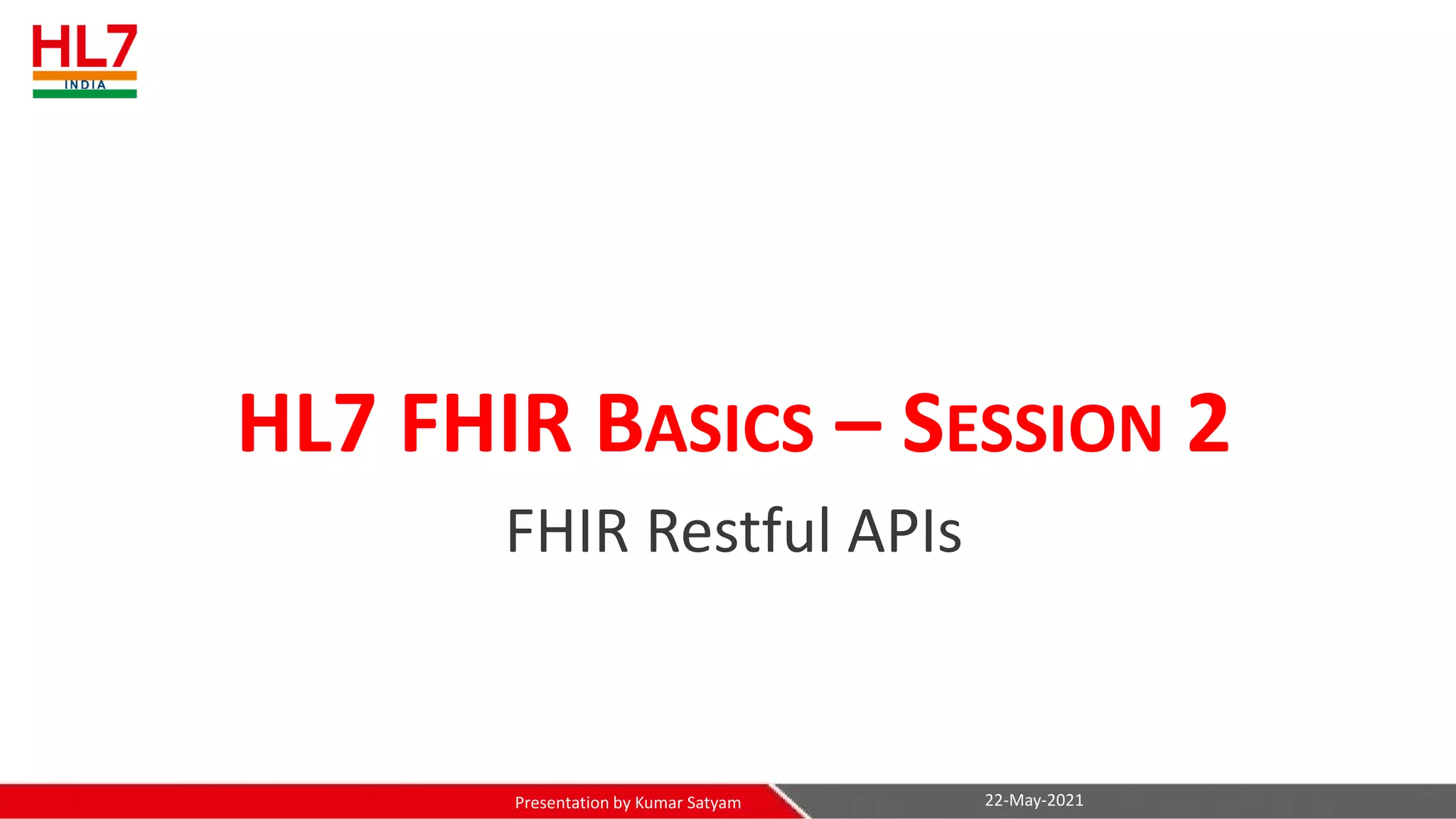 Fhir basics session2_restful_apis | PDF | Internet | Computing