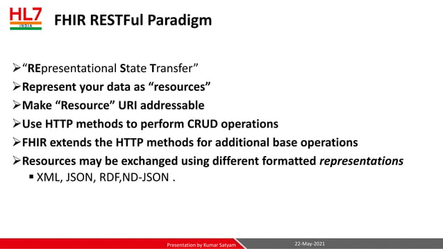 Fhir basics session2_restful_apis | PPT Fhir basics session2_restful_apis | PPT