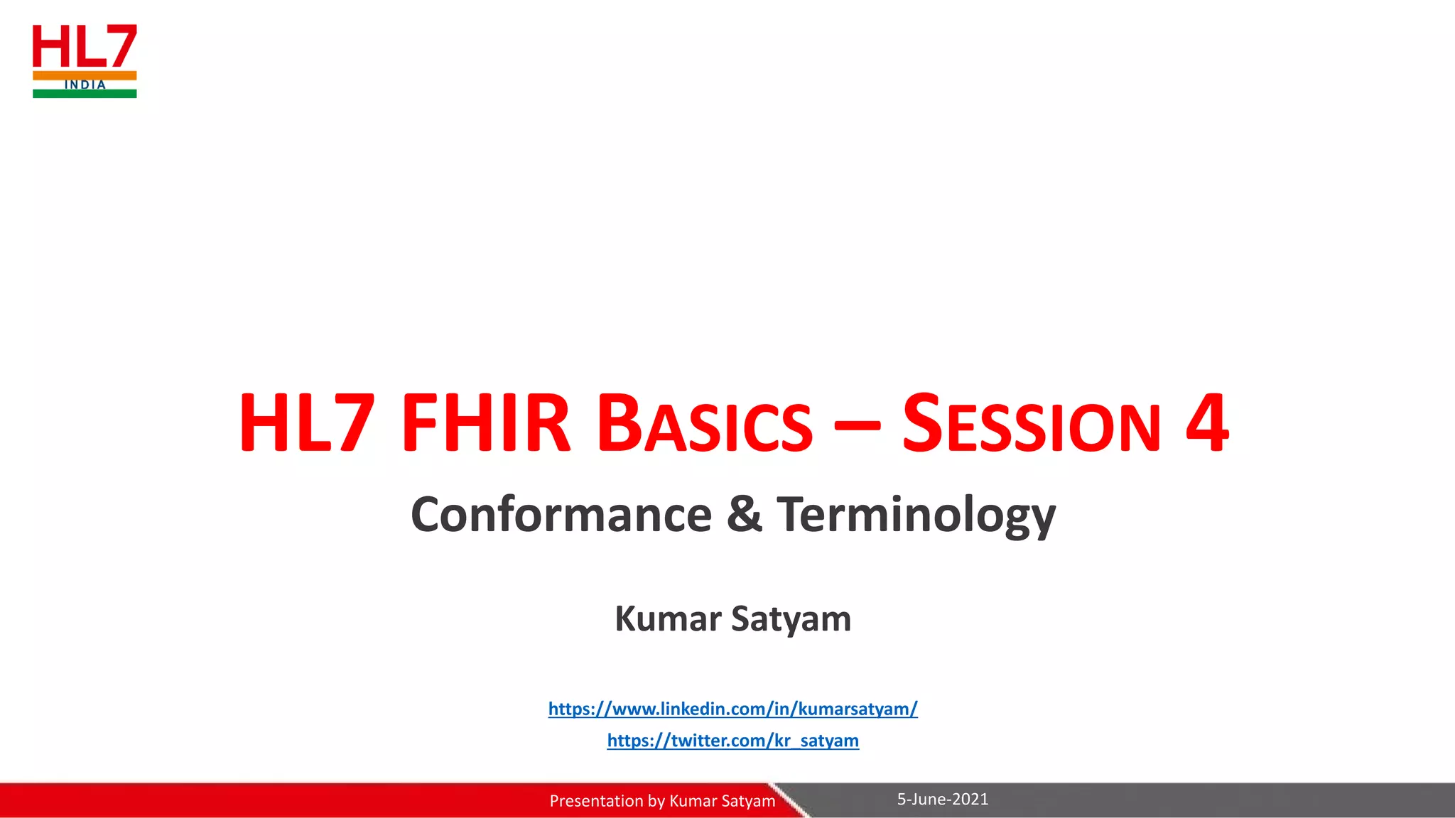 Fhir basics session4_conformance_and_terminology | PDF | Web Development | Internet