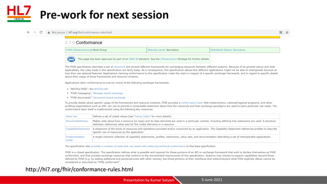 Fhir basics session4_conformance_and_terminology | PPT