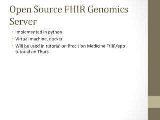 Genomics connectathon | PPT