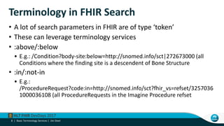 Fhir dev days_advanced_fhir_terminology_services | PPTX | Web Development | Internet