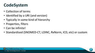 Fhir dev days_basic_fhir_terminology_services | PPT