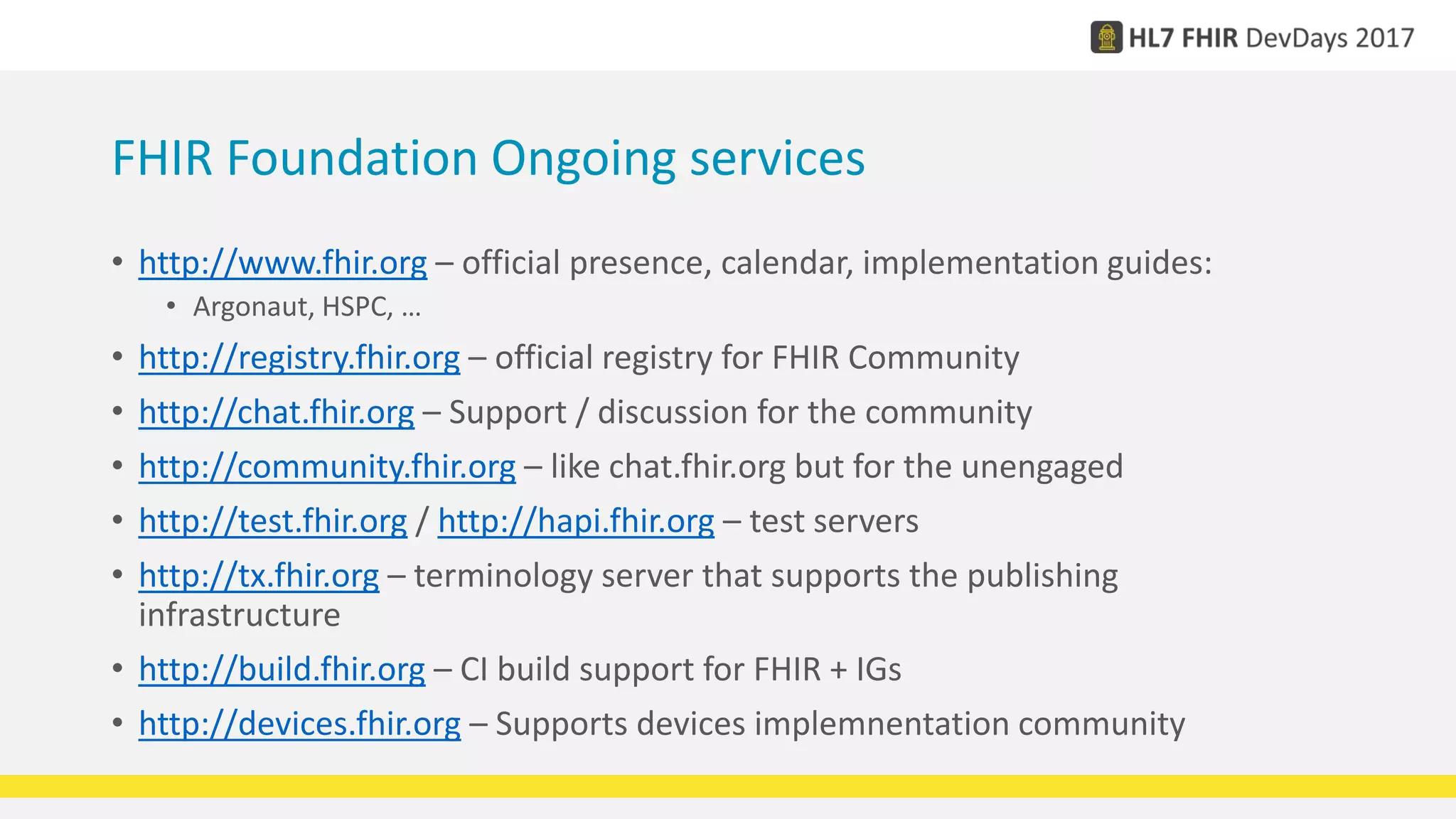 Fhir foundation (grahame) | PPTX