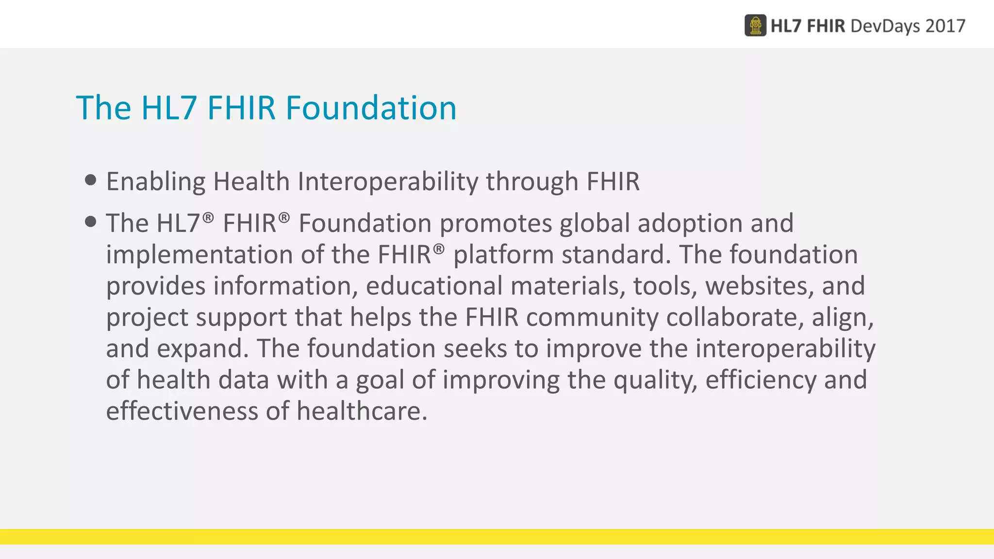 Fhir foundation (grahame) | PPTX