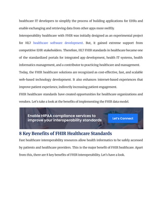 Unlocking Healthcare Data Exchange with FHIR Interoperability | PDF