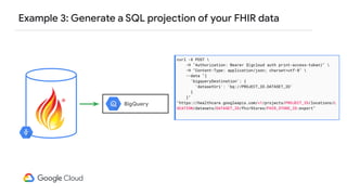 Google Cloud healthcare data platform and FHIR APIs by Kalyan Pamarthy | PDF