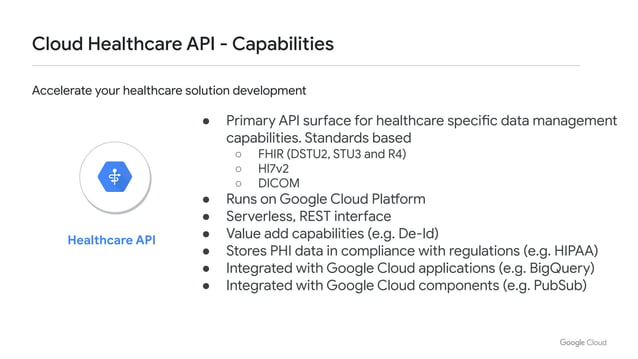 Google Cloud healthcare data platform and FHIR APIs by Kalyan Pamarthy ...