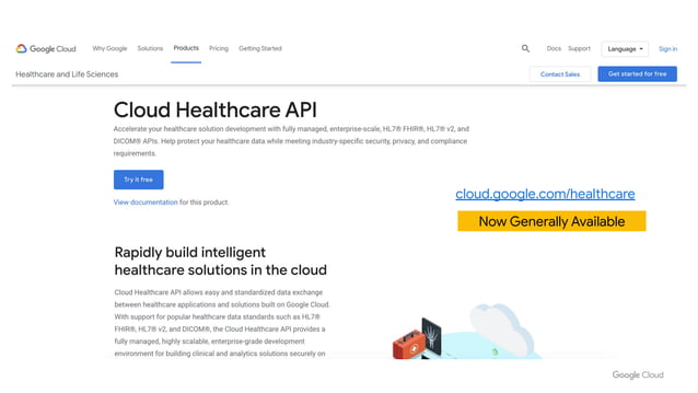 Google Cloud healthcare data platform and FHIR APIs by Kalyan Pamarthy ...