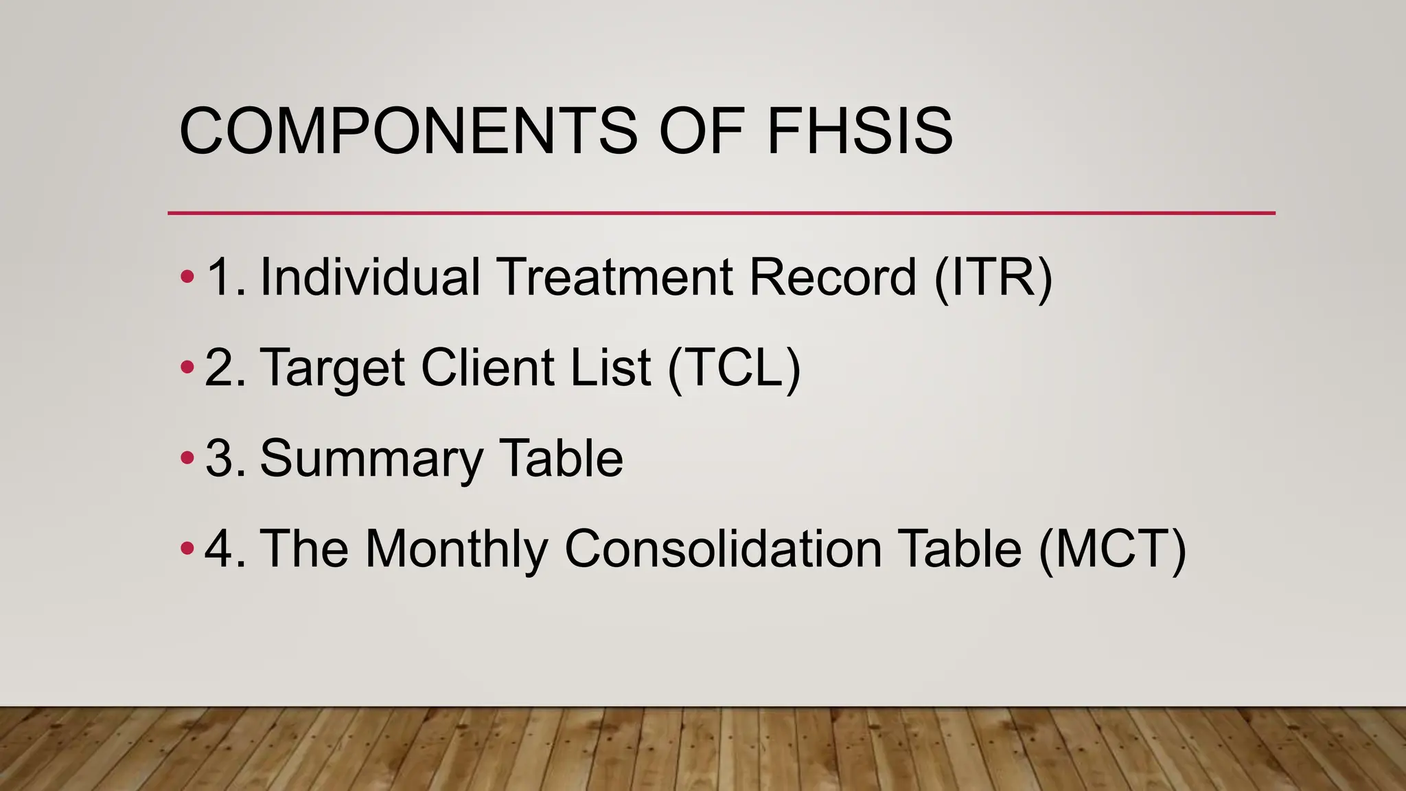 FIELD HEALTH SERVICE INFORMATION SYSTEM - CHN | PPTX