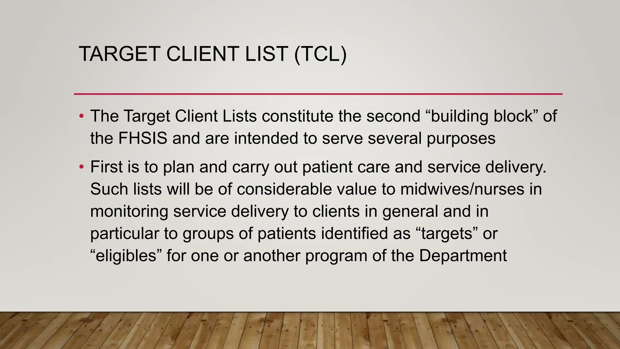 FIELD HEALTH SERVICE INFORMATION SYSTEM - CHN | PPTX