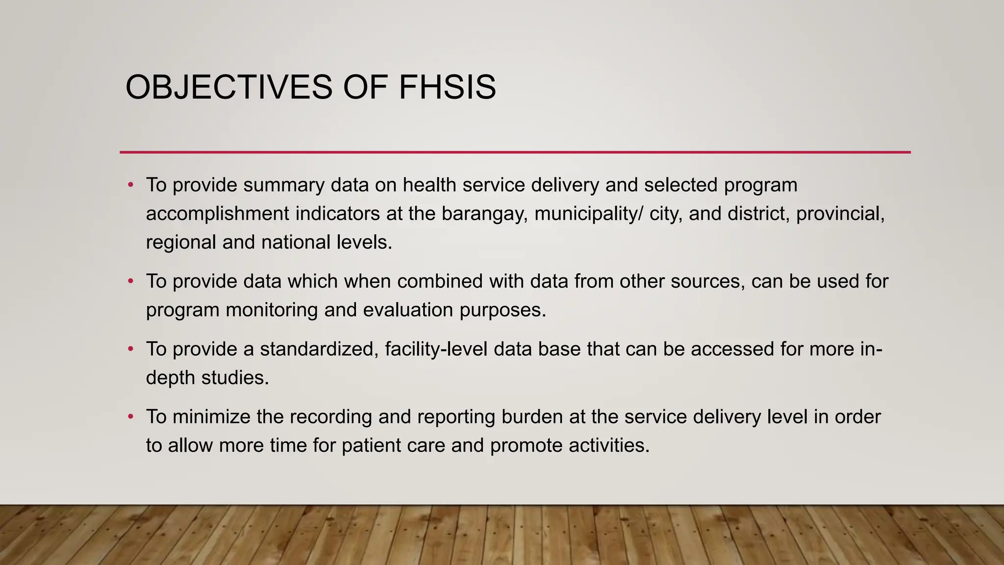 FIELD HEALTH SERVICE INFORMATION SYSTEM - CHN | PPTX