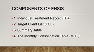FIELD HEALTH SERVICE INFORMATION SYSTEM - CHN | PPTX