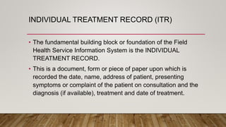 FIELD HEALTH SERVICE INFORMATION SYSTEM - CHN | PPTX