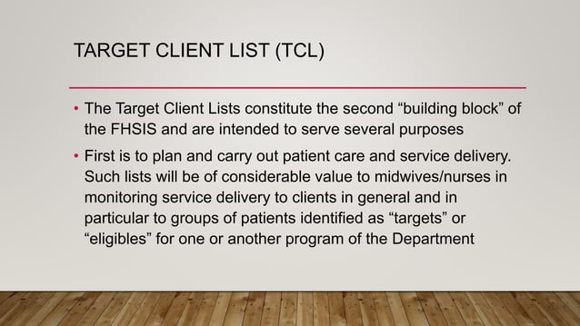 FIELD HEALTH SERVICE INFORMATION SYSTEM - CHN | PPTX