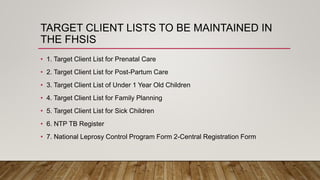 FIELD HEALTH SERVICE INFORMATION SYSTEM - CHN | PPTX