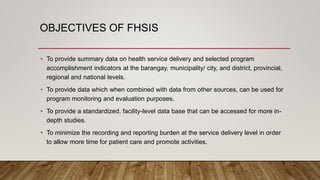 FIELD HEALTH SERVICE INFORMATION SYSTEM - CHN | PPTX