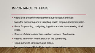 FIELD HEALTH SERVICE INFORMATION SYSTEM - CHN | PPTX