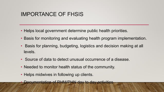 FIELD HEALTH SERVICE INFORMATION SYSTEM - CHN | PPTX