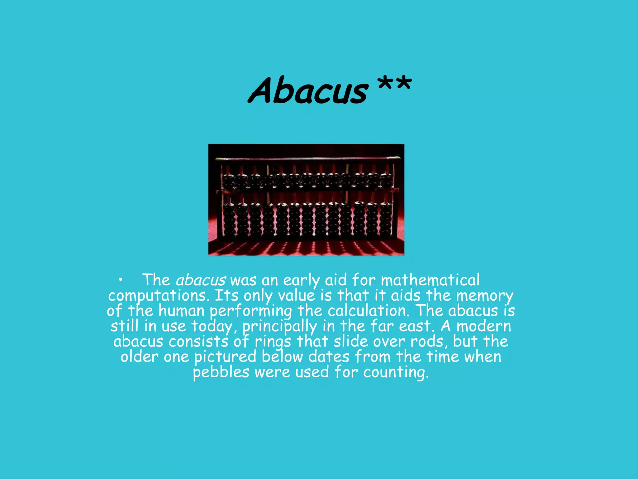 computer's history | PPT