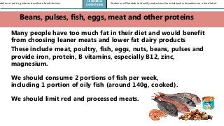 REHIS Food and Health 4 - Eating for health | PPTX