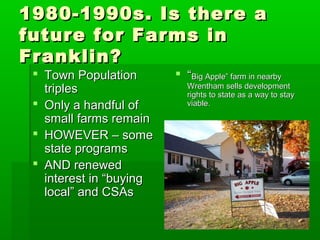 Farming In Franklin | PPT