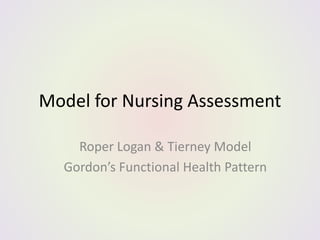 Functional Health Patterns 1 Nutrition and Metabolic Pattern.ppt