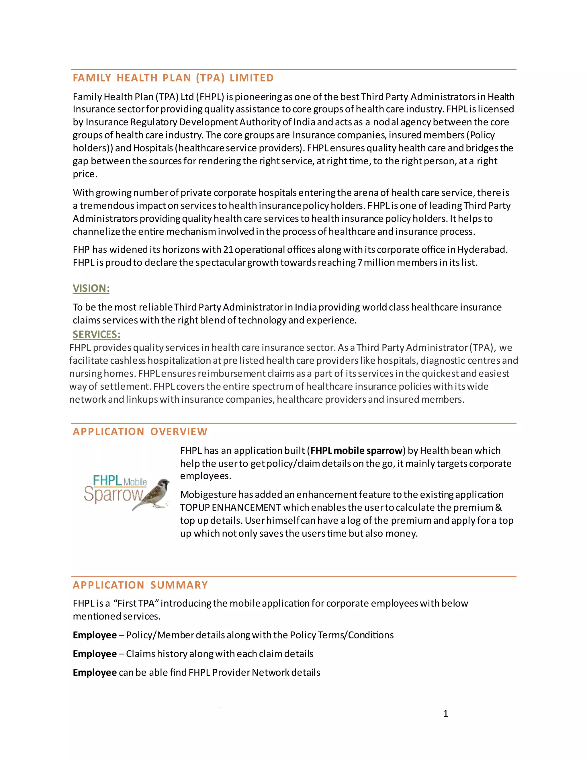 Fhpl case study | PDF