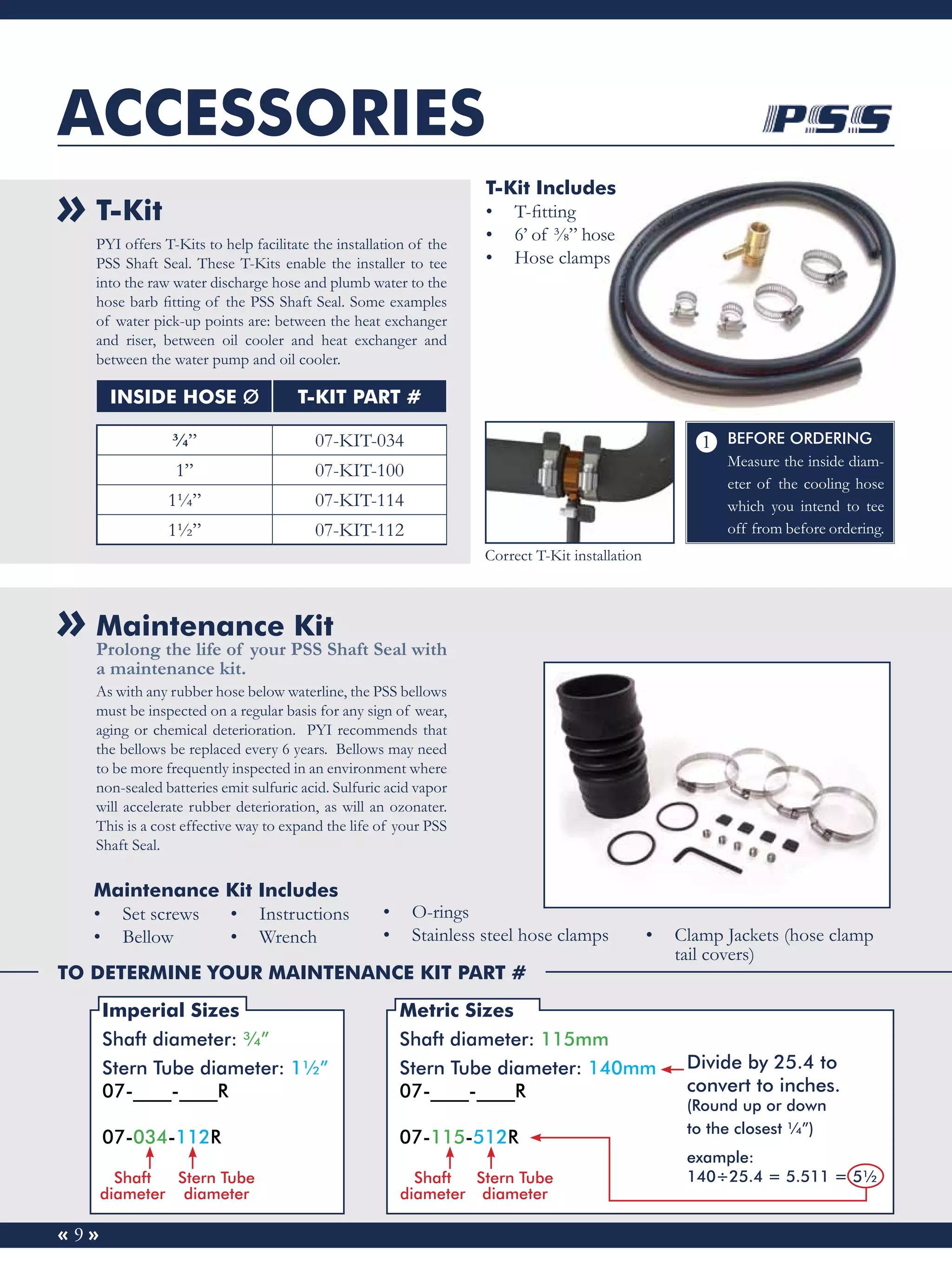ETANCHEITE PSS SHAFT SEAL | PDF