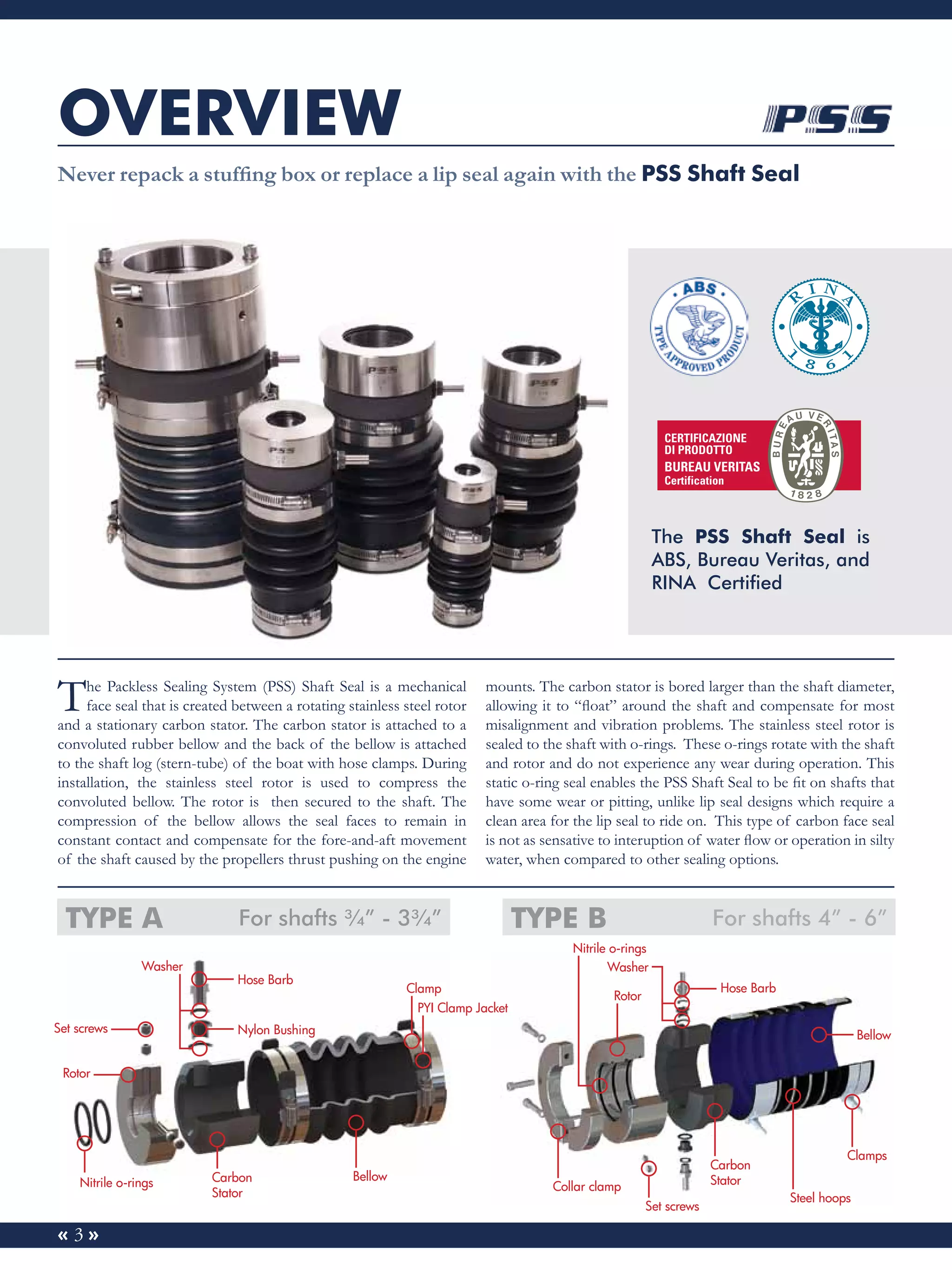 ETANCHEITE PSS SHAFT SEAL | PDF