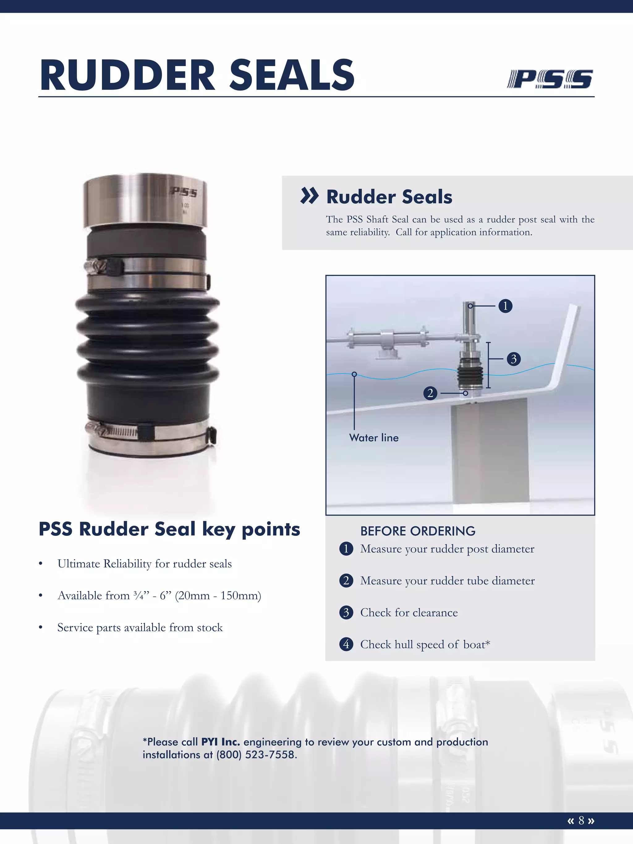 ETANCHEITE PSS SHAFT SEAL | PDF