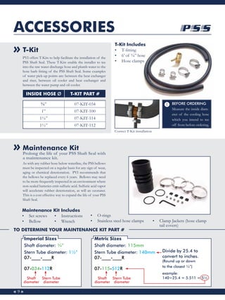 ETANCHEITE PSS SHAFT SEAL | PDF