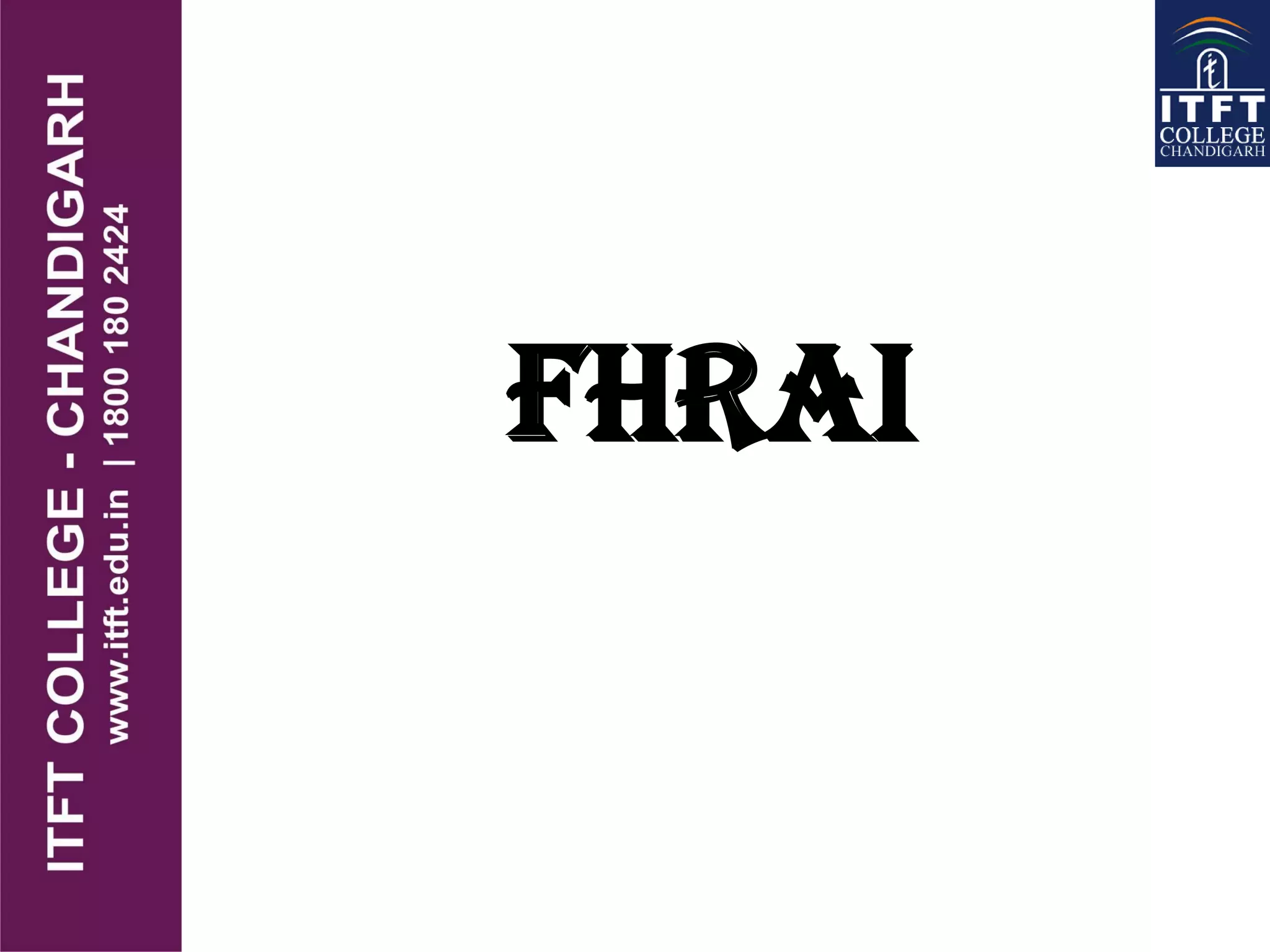 ITFT- FHRAI | PDF