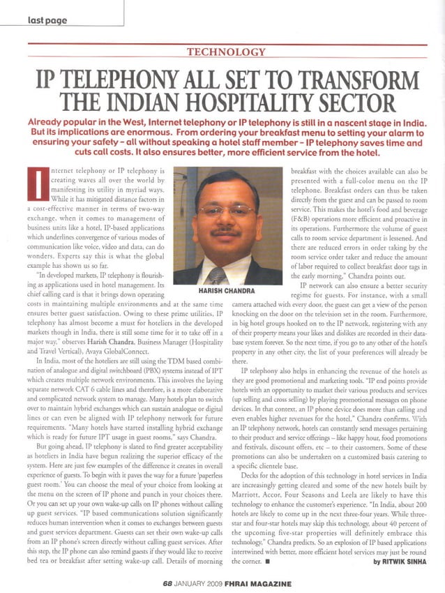 Fhrai Hotel Ipt Article | PDF