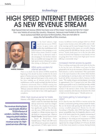 FHRAI HSIA Article | PDF