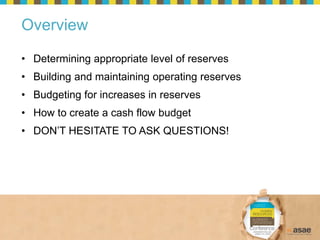 Budgeting and Building Cash Reserves | PDF