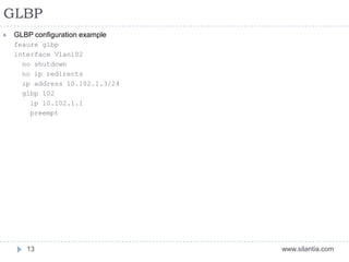 Fhrp notes | PPTX | Computer Networking | Computing