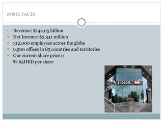 A presentation of HSBC | PPT