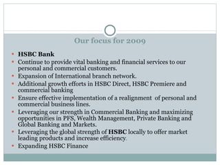 A presentation of HSBC | PPT